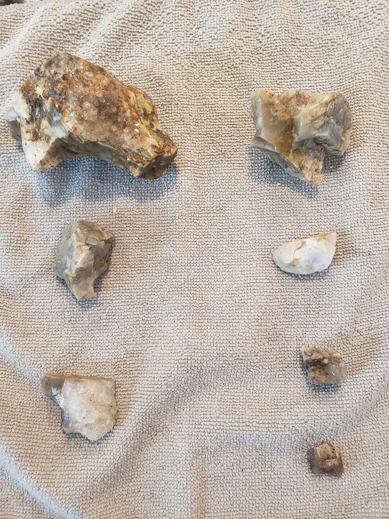 All Natural Rough Flint Rock - Etsy