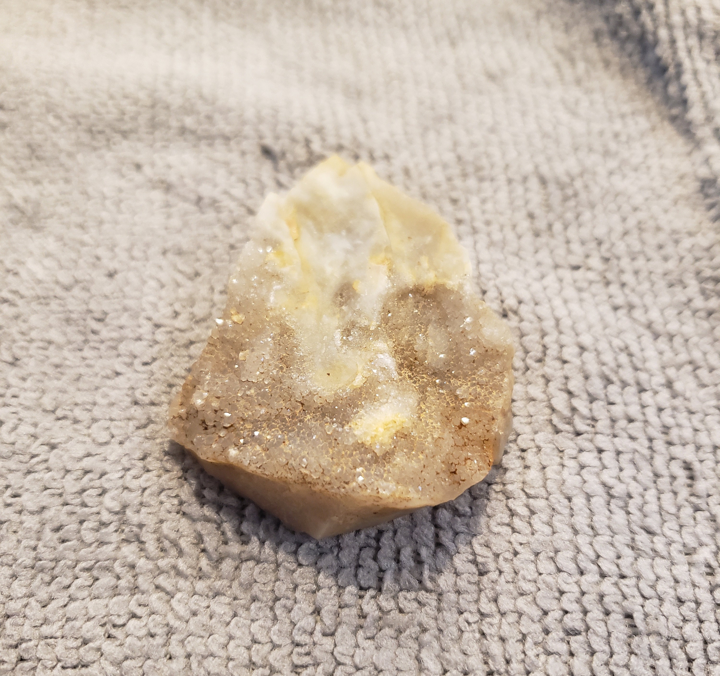 Rough All Natural Flint With Crystal Inclusions - Etsy