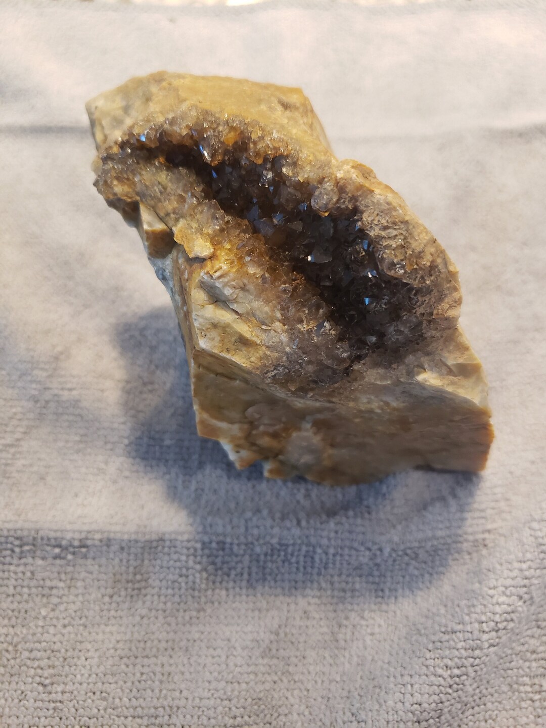 Rough All Natural Flint With Crystal Inclusion - Etsy