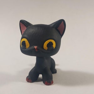 LPS Custom Black Cat Halloween Littlest Pet Shop OOAK - Etsy