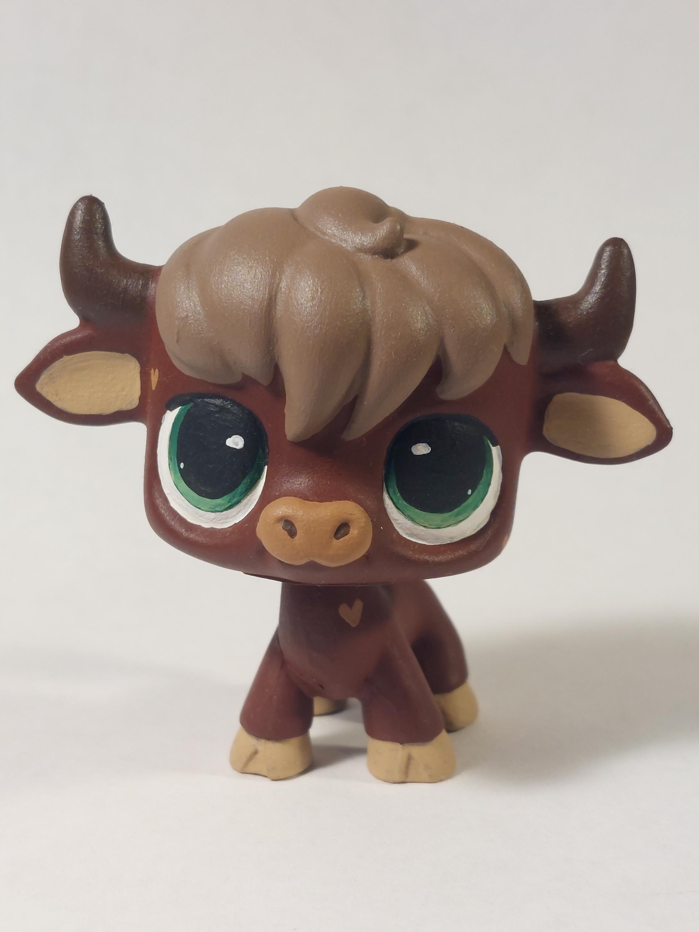 LPS Custom Cute Bull Littlest Pet Shop OOAK - Etsy