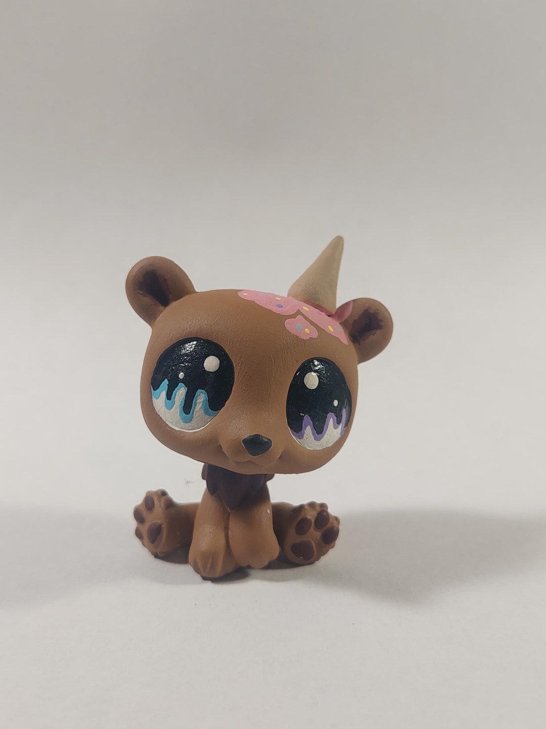 LPS Custom Ice Cream Bear Littlest Pet Shop OOAK - Etsy