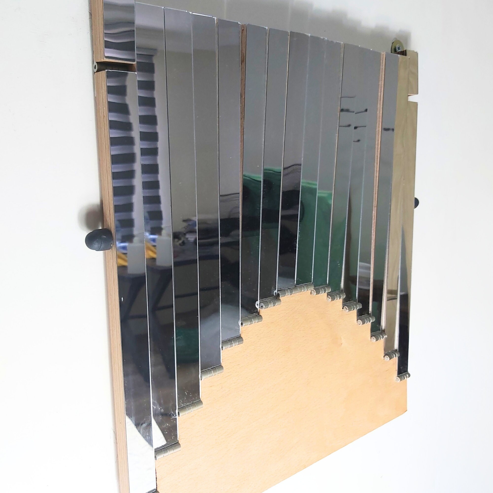 Reflecting Elegance: Wall-mounted Folding Mirror Desk - Etsy