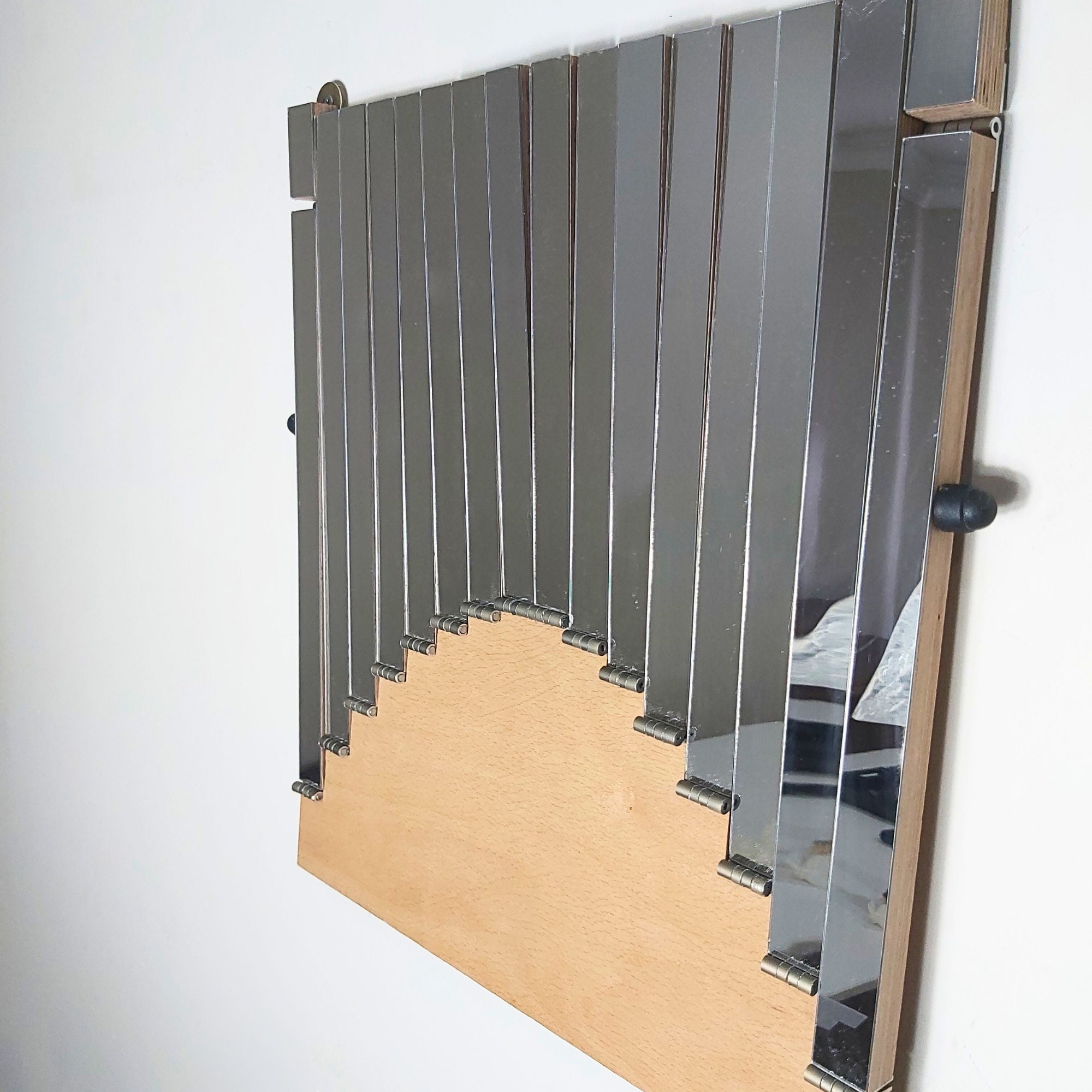 Reflecting Elegance: Wall-mounted Folding Mirror Desk - Etsy