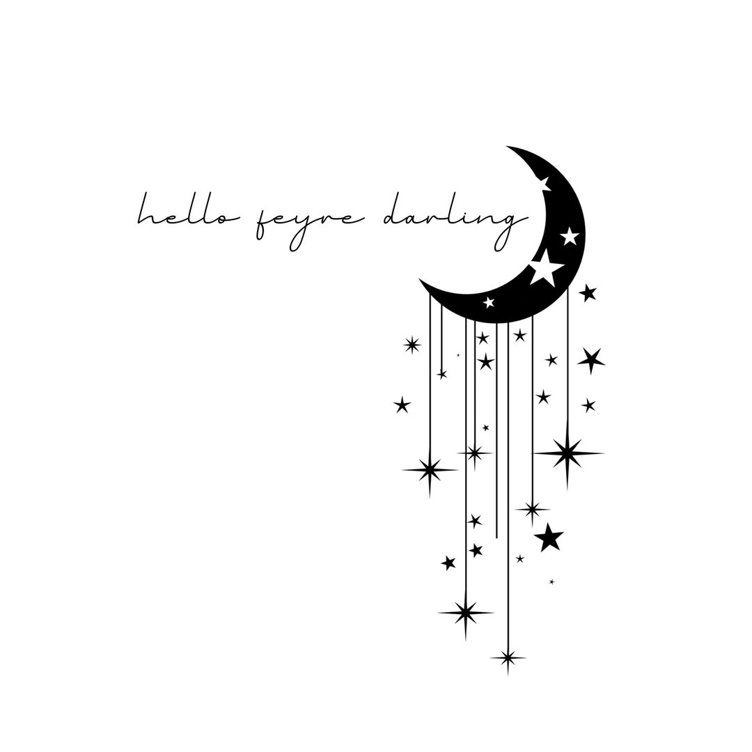 Hello Feyre Darling Digital SVG. Design for Cricut. Book Took Design - Etsy