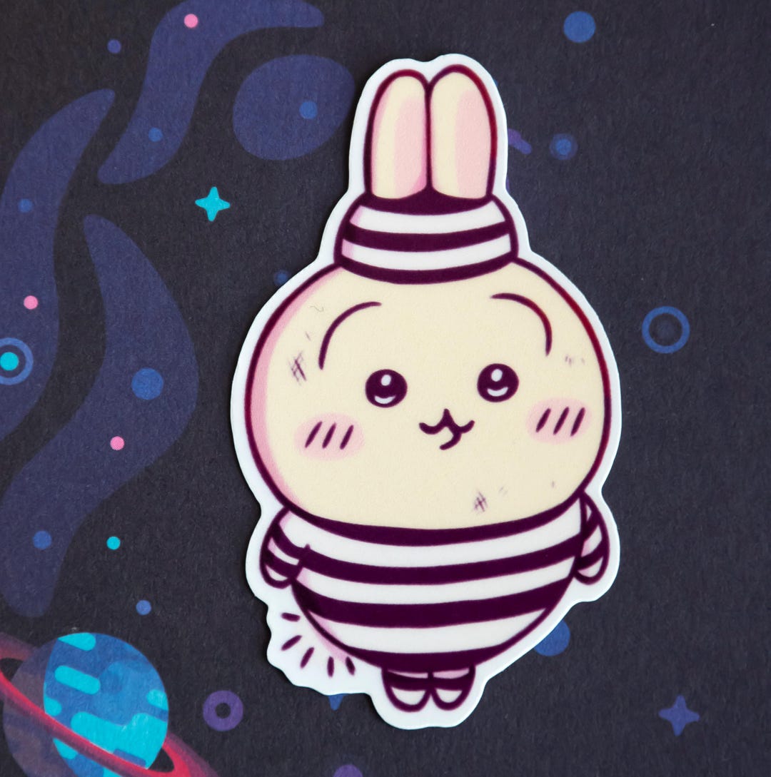 Usagi Prisoner | Laminated Die Cut Sticker | Chiikawa - Etsy