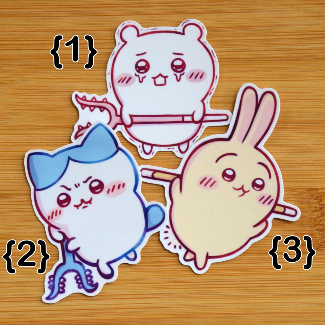 Chiikawa Fight Stickers | Chiikawa - Hachiware - Usagi - Etsy