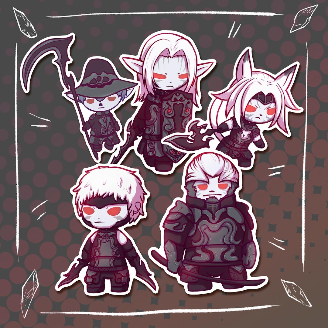 FFXIV / FFXI Chibi Ark Angels | Mithra - Elvaan - Tarutaru - Hume ...