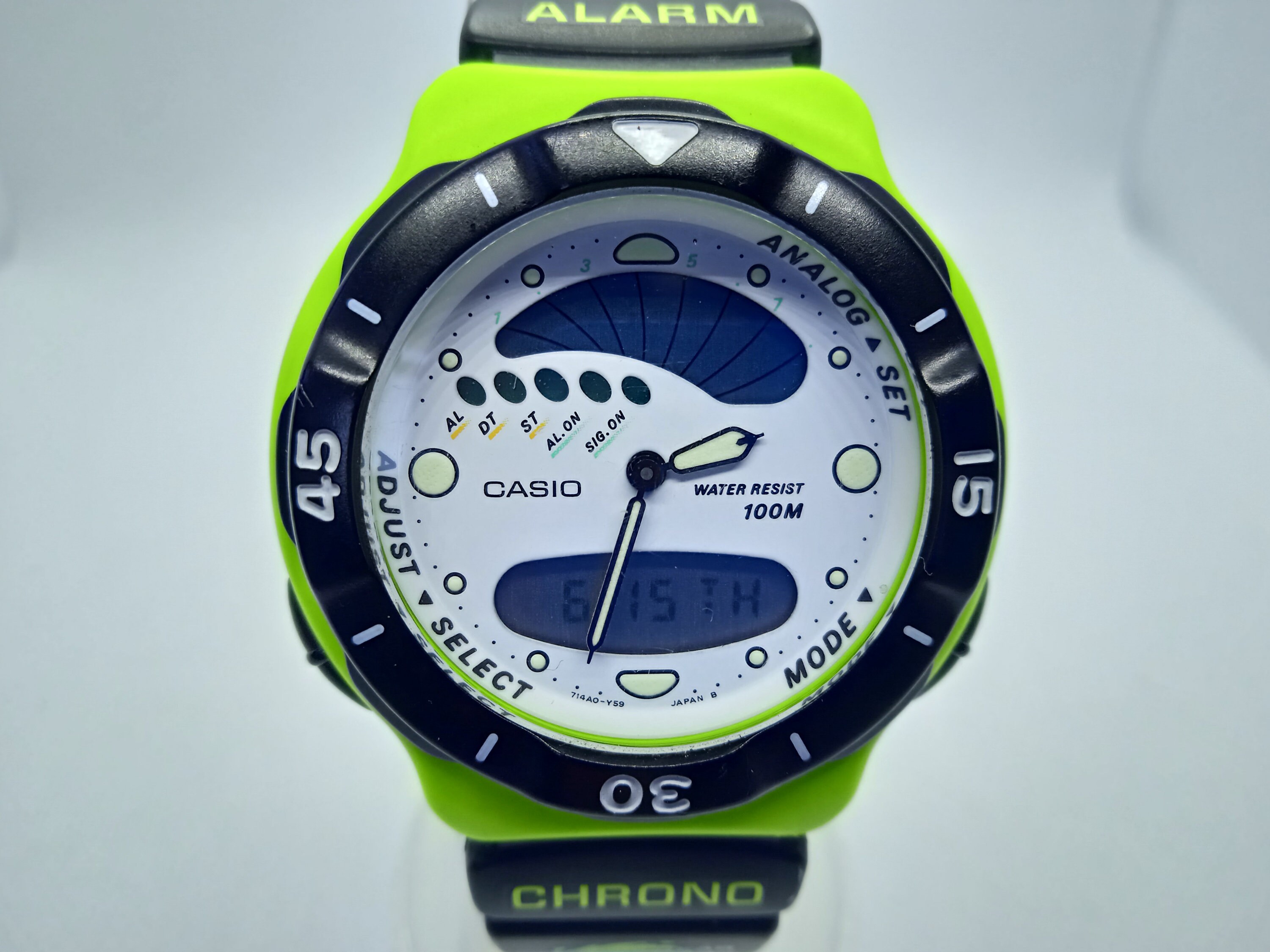 Rare Vintage Casio Marine Gear Timer SGT-100 Ana-digi - Etsy