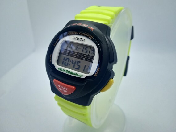 Rare Vintage Casio Running Man Team Alpha TM-12 - Gem