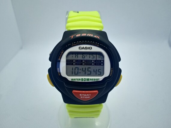 Rare Vintage Casio Running Man Team Alpha TM-12 - Gem