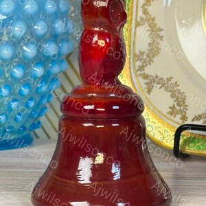 RARE Vintage Boyd’s Crystal Art Glass Woodsie Owl UV Slag Glass Bell ...