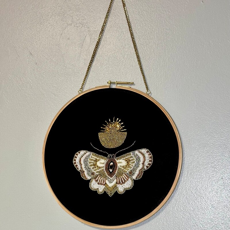 Embroidered Wall Art - Etsy