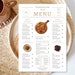 Minimal Restaurant Menu Bundle | Restaurant Menu Template | Editable ...