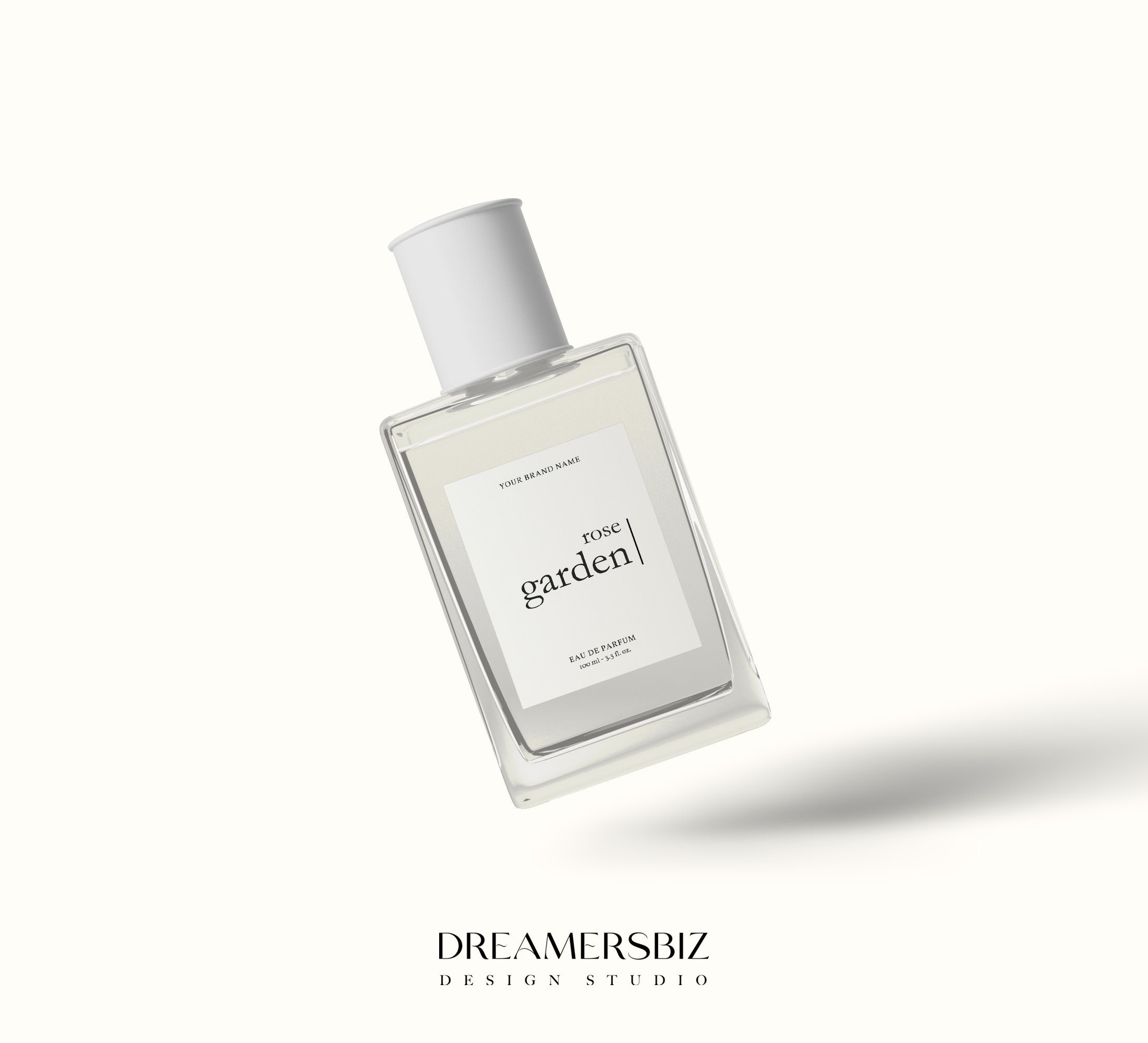 Perfume Bottle Label Template, Editable Perfume Label Template, Minimal ...