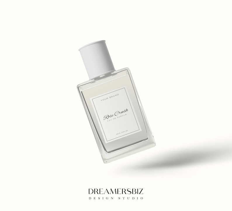 Perfume Bottle Label Template, Editable Perfume Label Template ...