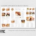 Modern Restaurant Menu Template, Landscape Menu Template, Editable Menu ...