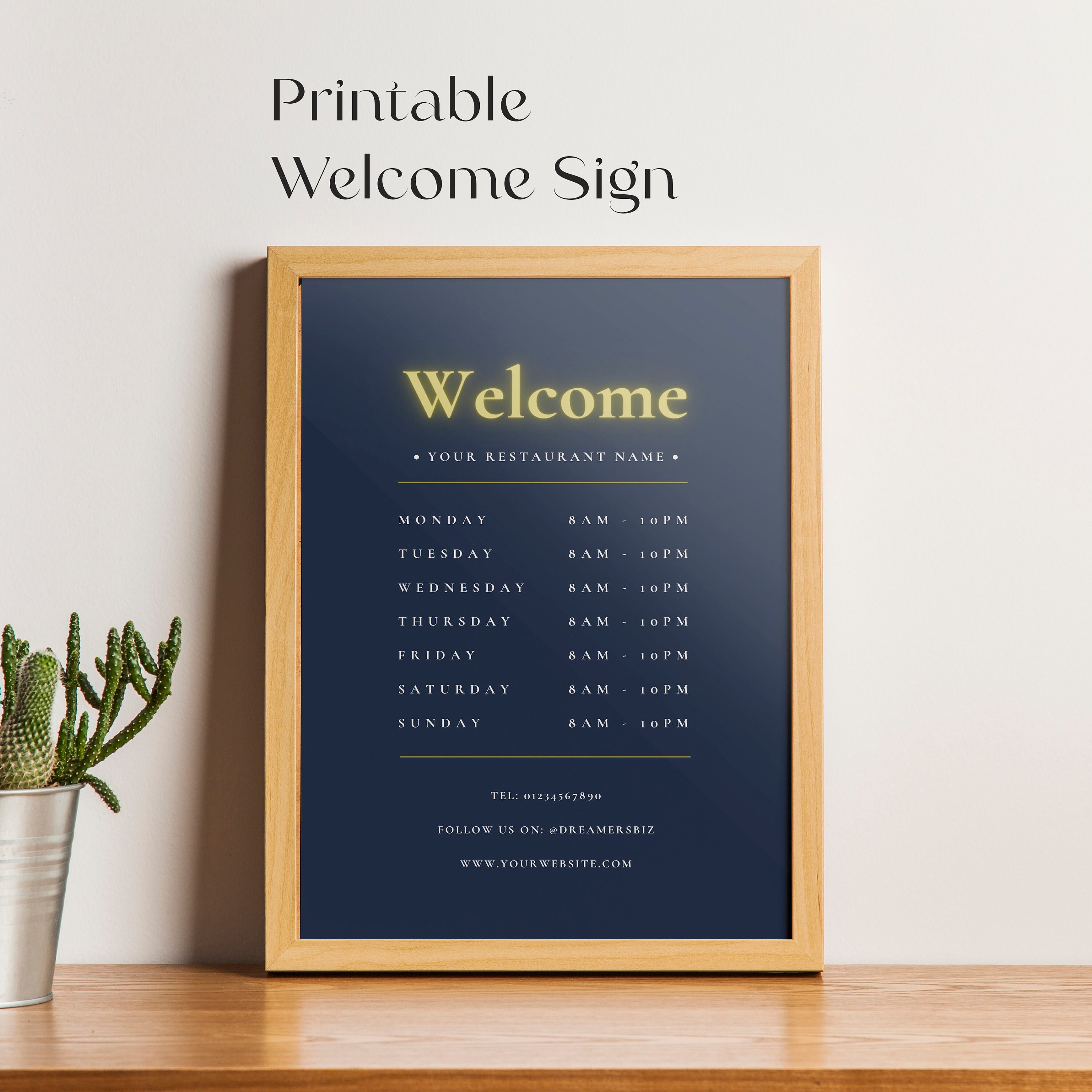 Modern Restaurant Menu Template Bundle, Editable Menu Template Price ...