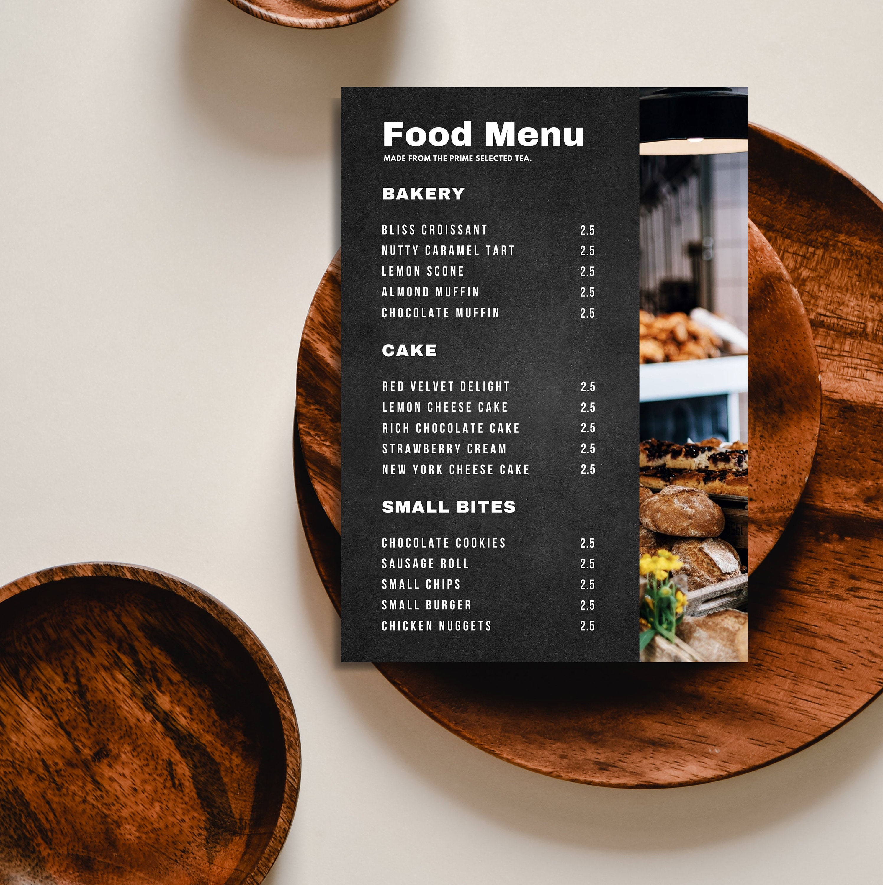 Minimal Cafe Menu Board Template Bundle, Editable Cafe Menu Template ...