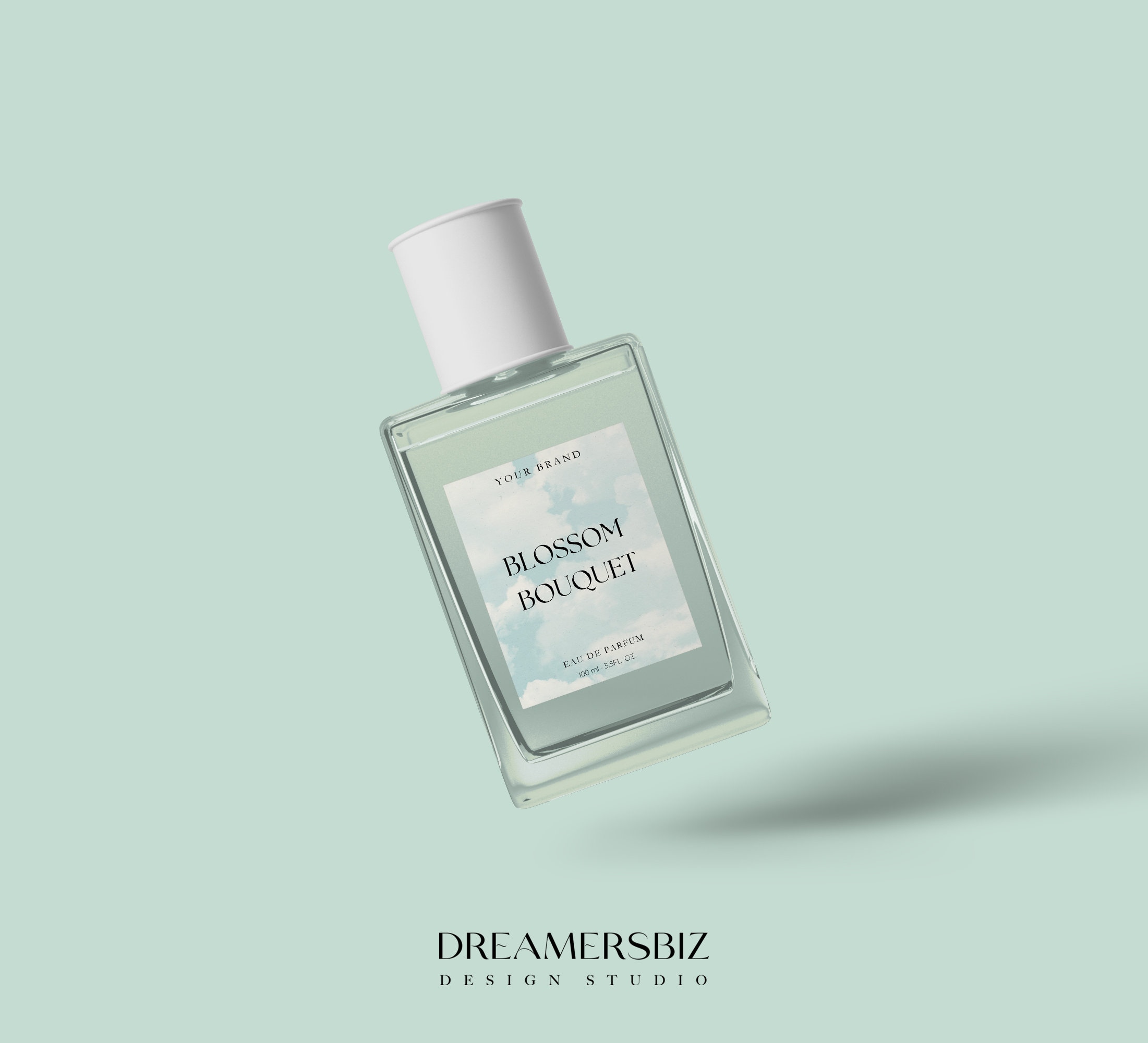 Perfume Bottle Label Template, Editable Perfume Label Template ...