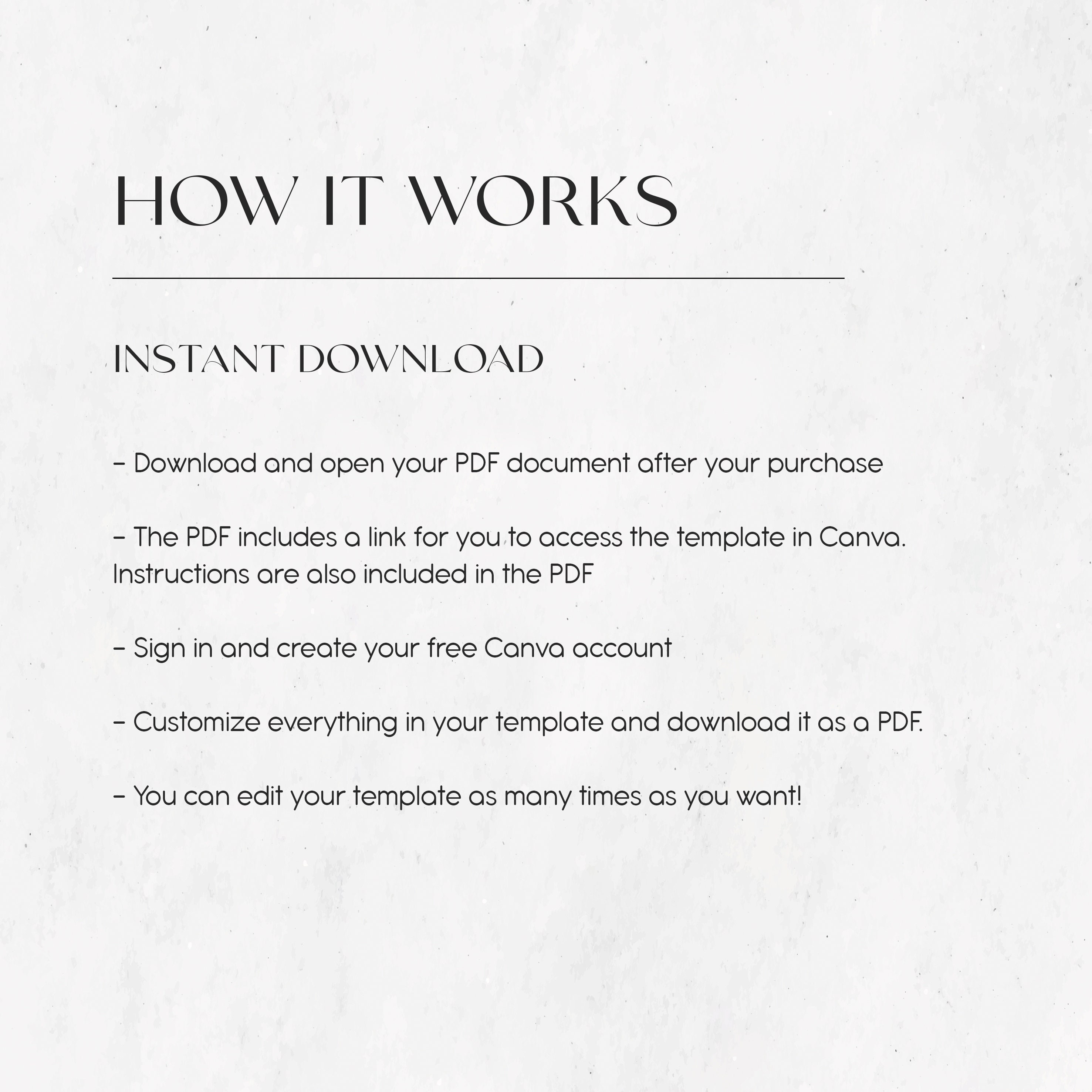 Minimal Restaurant Menu Bundle, Restaurant Menu Template, Modern Menu ...