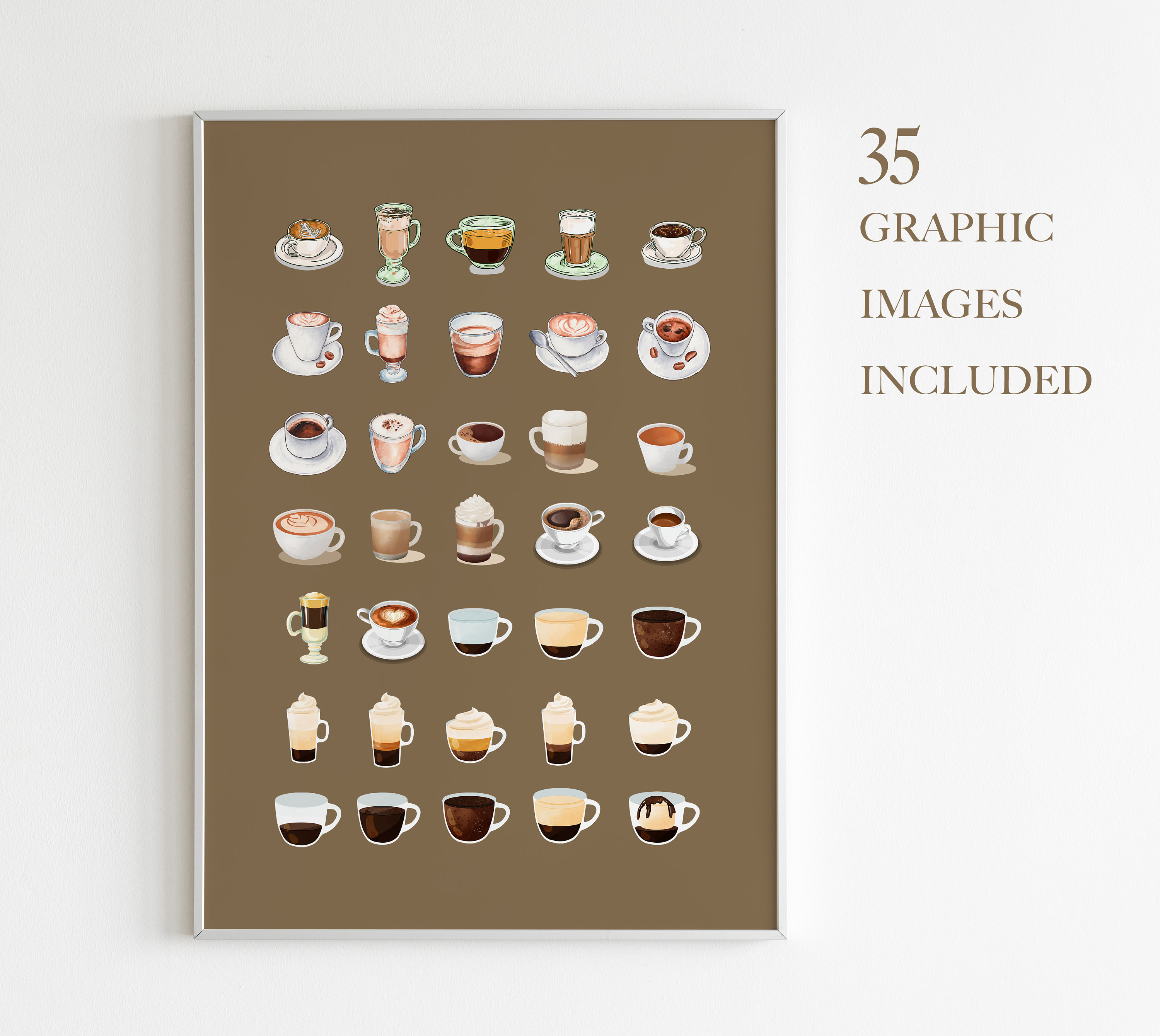 Coffee Menu Sign Template Bundle, Cafe Coffee Menu, Simple Coffee Menu ...