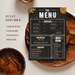 Restaurant Menu Template Classic Restaurant Menu Bundle Editable Menu ...