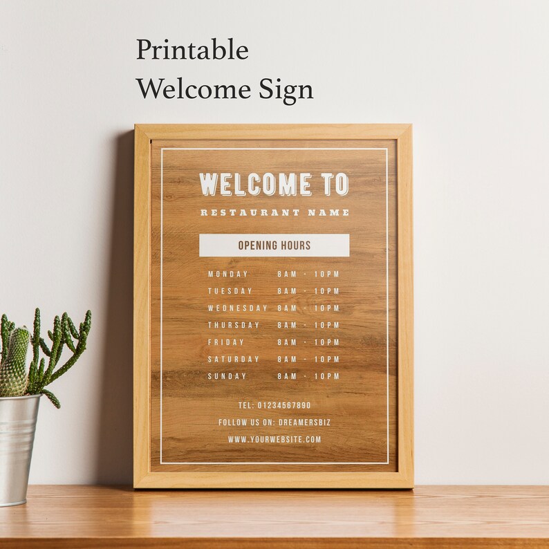 Restaurant Menu Editable Template, Take Out Menu Template, Take Away ...