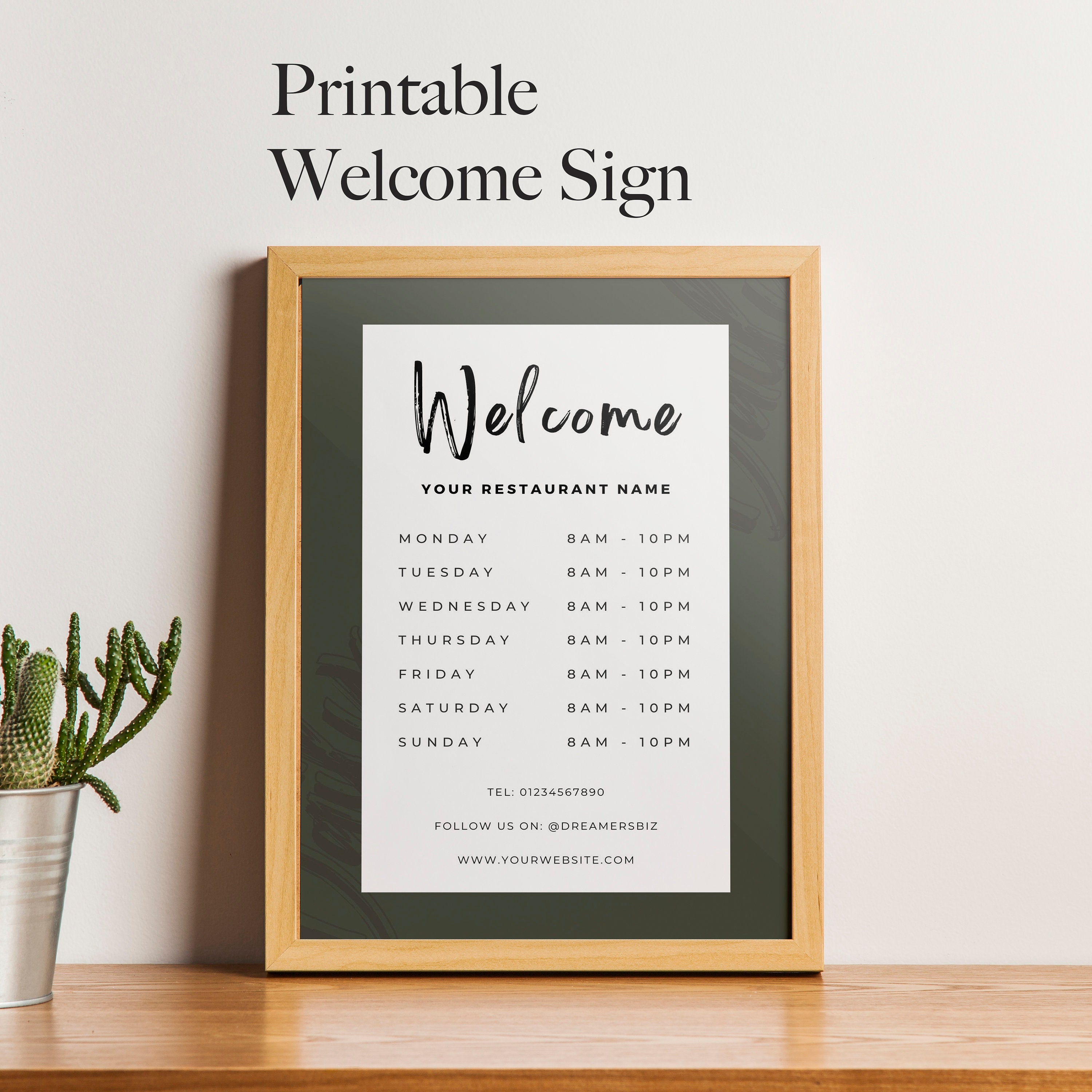 Restaurant Menu Template Classic Restaurant Menu Bundle Editable Menu ...