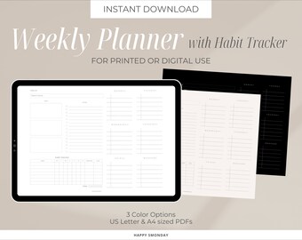 Weekly to Do List Digital Planner for iPad Goodnotes, Weekly Checklist ...