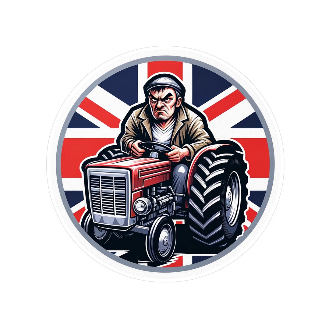 Support Farmer Protest, Tractor Sticker Vinyl Kiss-cut Stickers - Etsy