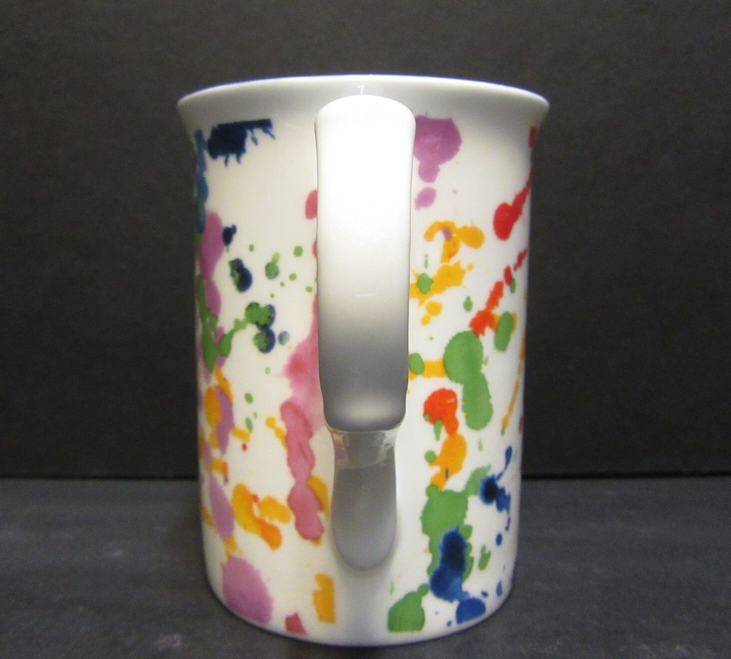 Set of 1/2/4/6/8 Mugs Splash Fine Bone China Mugs Castle Shape 10oz ...