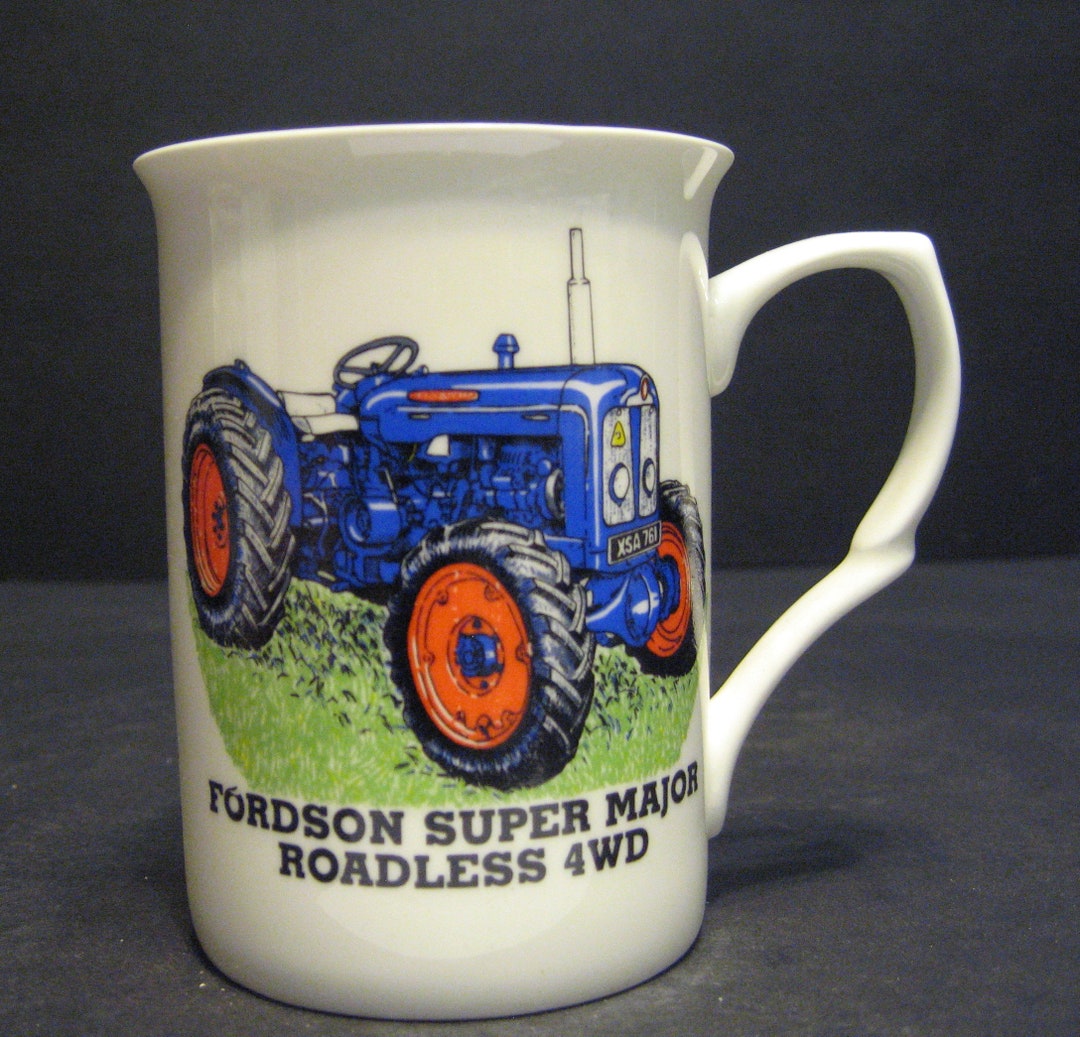 Fordson Super Major Roadless 4WD Tractor Fine Bone China Mugs Castle ...