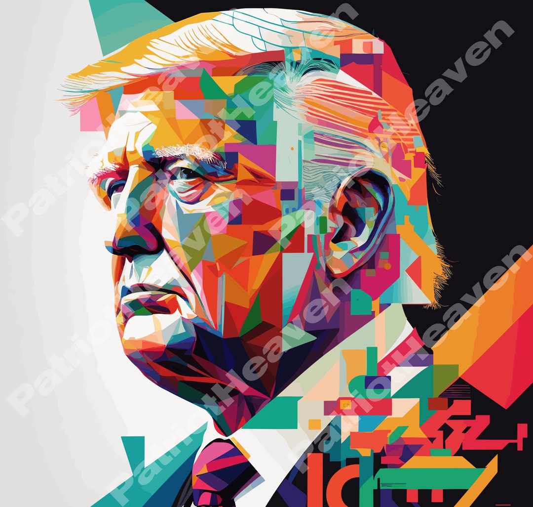 Abstract Trump, Digital Download, SVG, DXF, EPS & Png. - Etsy