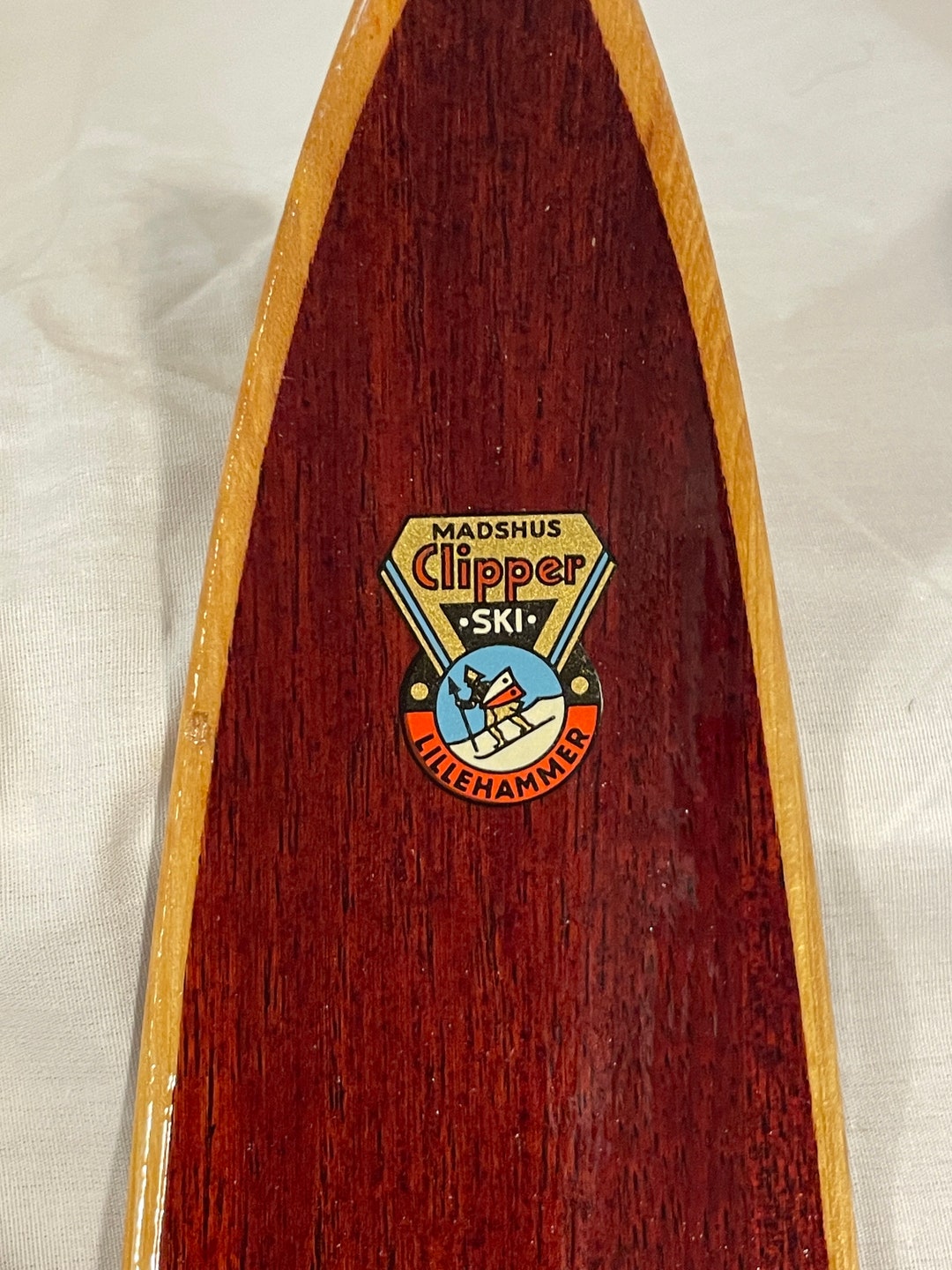 190cm Madshus "clipper" Cross-country Touring Skis - Early 1960s ...