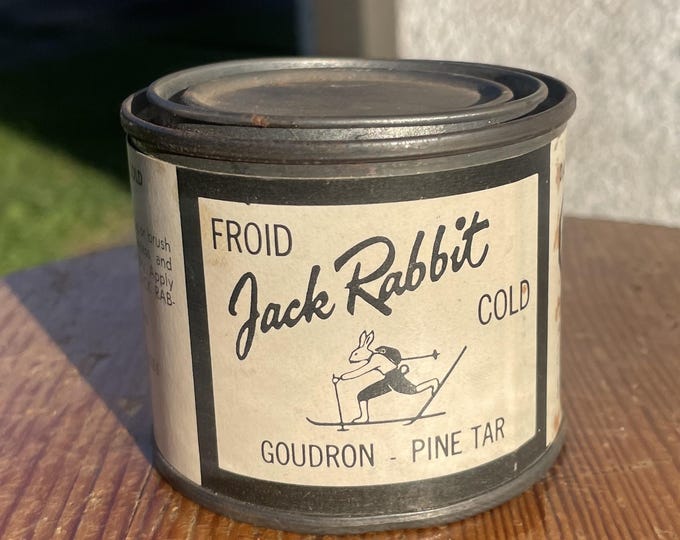 Jack Rabbit Air-dry Pine Tar for Wood Skis - UNOPENED Can - Etsy