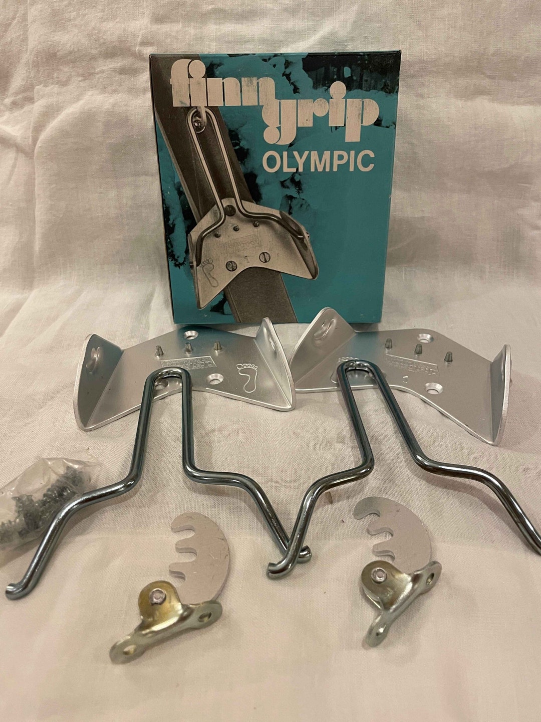 Finn-grip "olympic" Vintage Cross-country Ski Bindings - 3 Pin - "leveä ...