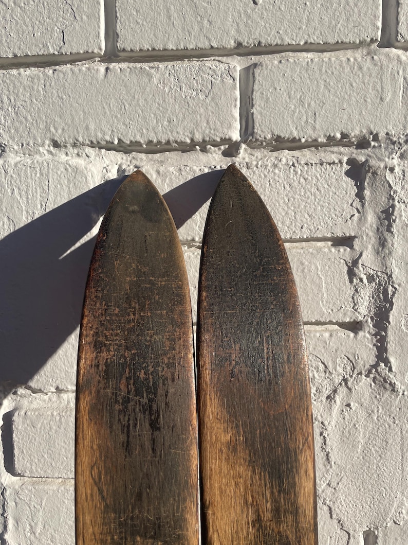 180cm 1940s Karhu of Finland Solid Wood Lightweight Cross-country Skis ...
