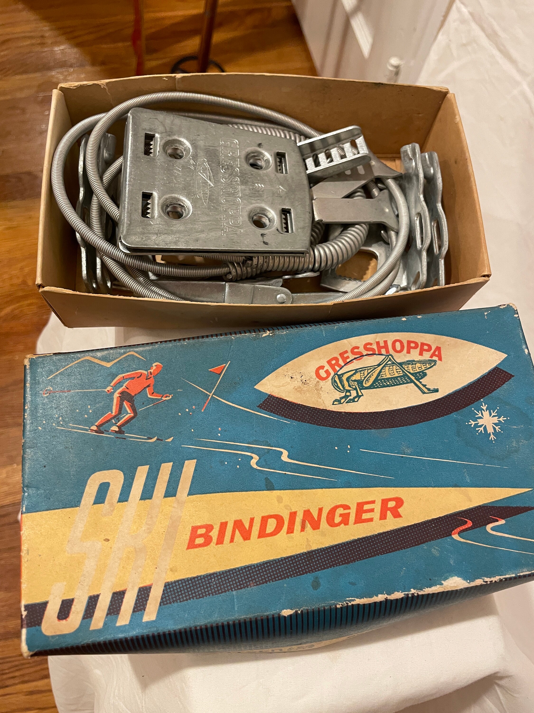 NOS Knutsen gresshoppa Cable Cross-country Ski Bindings From Norway No ...