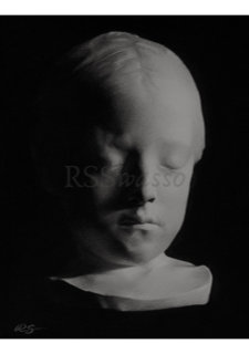 9x12 Child's Face Cast Drawing Print - Etsy