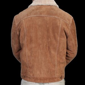 Men Traditional Western Jacket Men Western Fur Jean Jacket - Aztec Trim ...