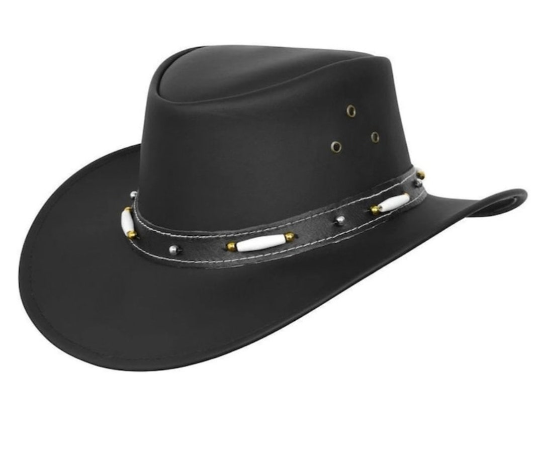 Handmade Real Australian Western Outback Hat Cowhide Cowboy Classic Hat ...