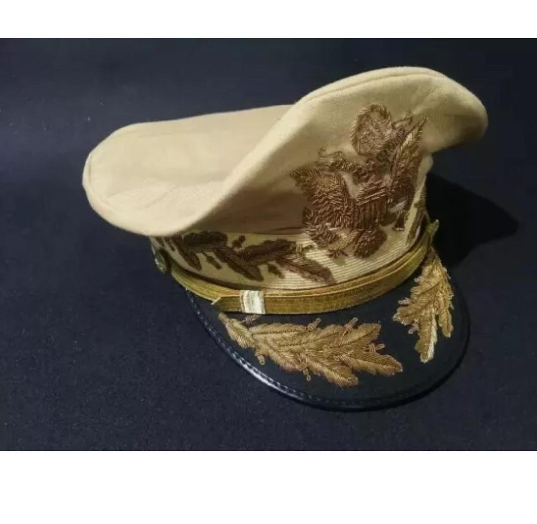 USA Army General Douglas Macarthur Authentic Uniform New KHAKI HAT - Etsy