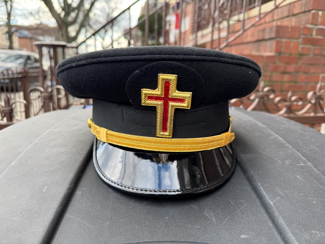 New Masonic Regalia Knight Templar Black Officer Hat 59 - Etsy