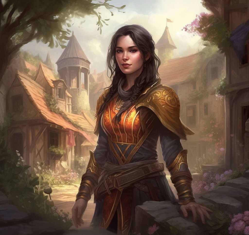 Human Female Warlock - Etsy