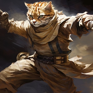 Tabaxi Fighter 5 Pack - Etsy