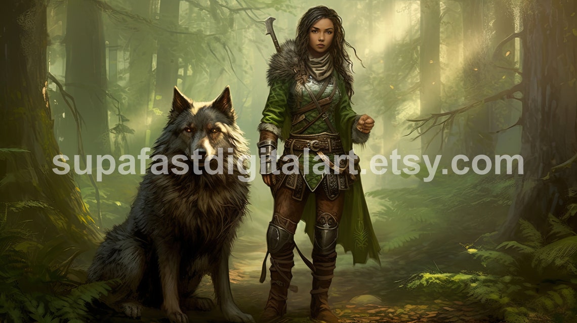 Halfling Ranger Beast Master 5 Pack - Etsy