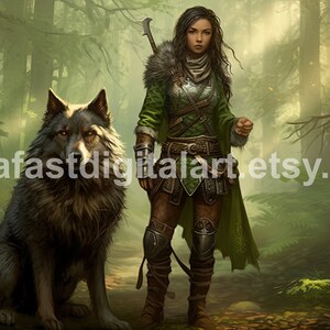 Halfling Ranger Beast Master 5 Pack - Etsy
