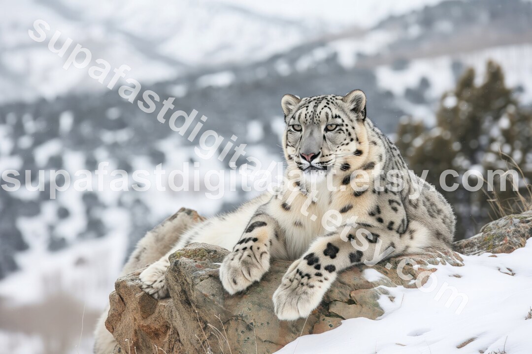 Snow Leopard Companion 5 Pack - Etsy
