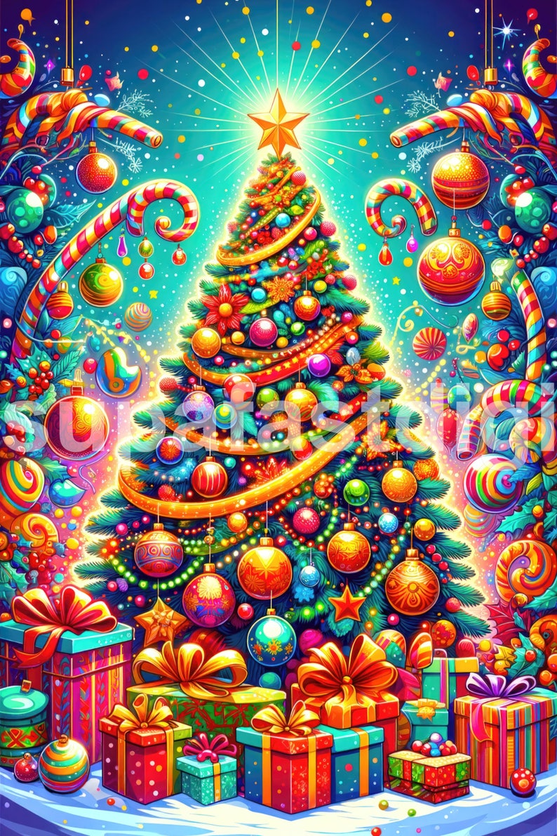 Digital Prints of Christmas Posters 5 Pack - Etsy